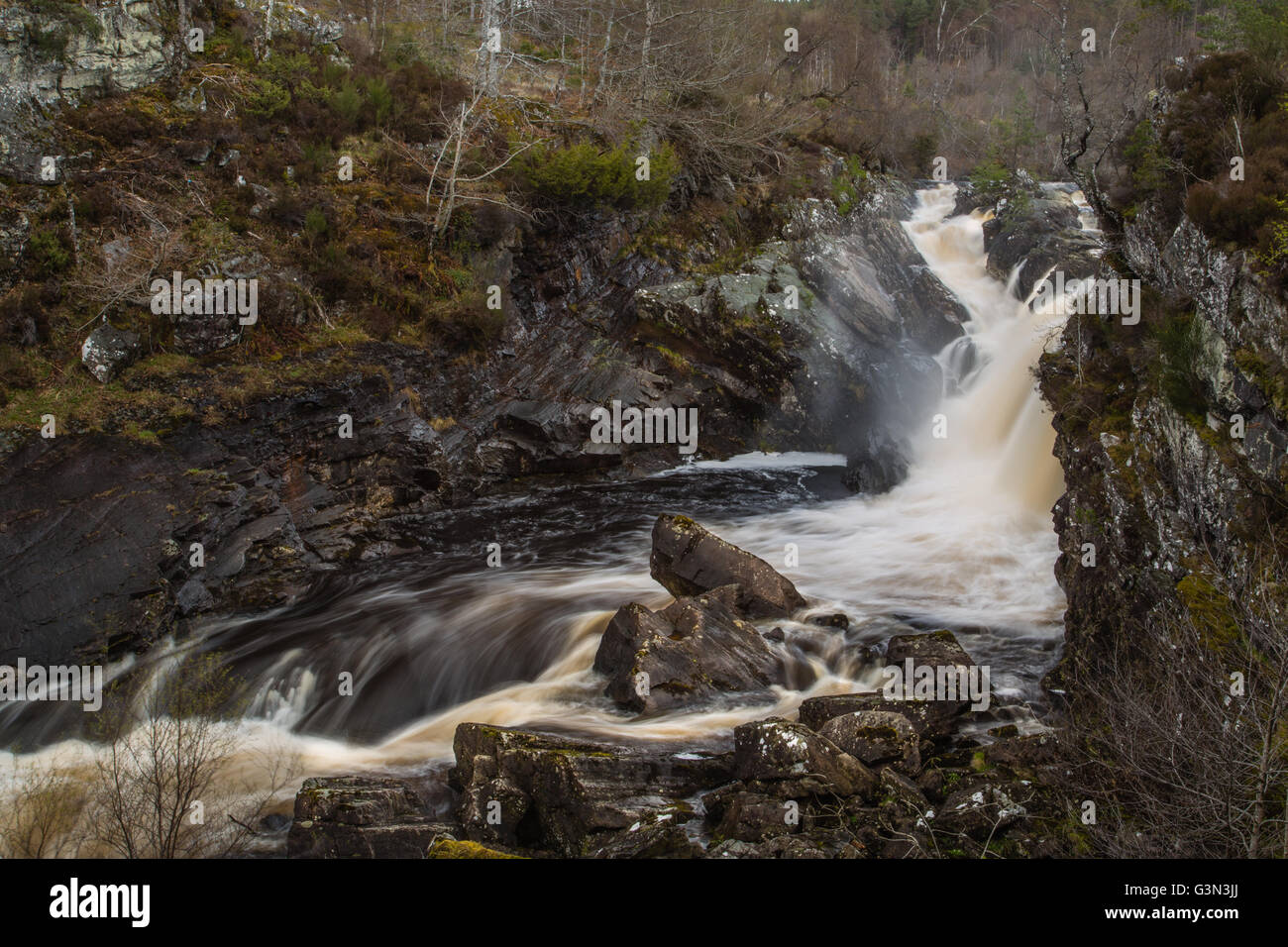 Rogie Falls, Scotland Stock Photo - Alamy