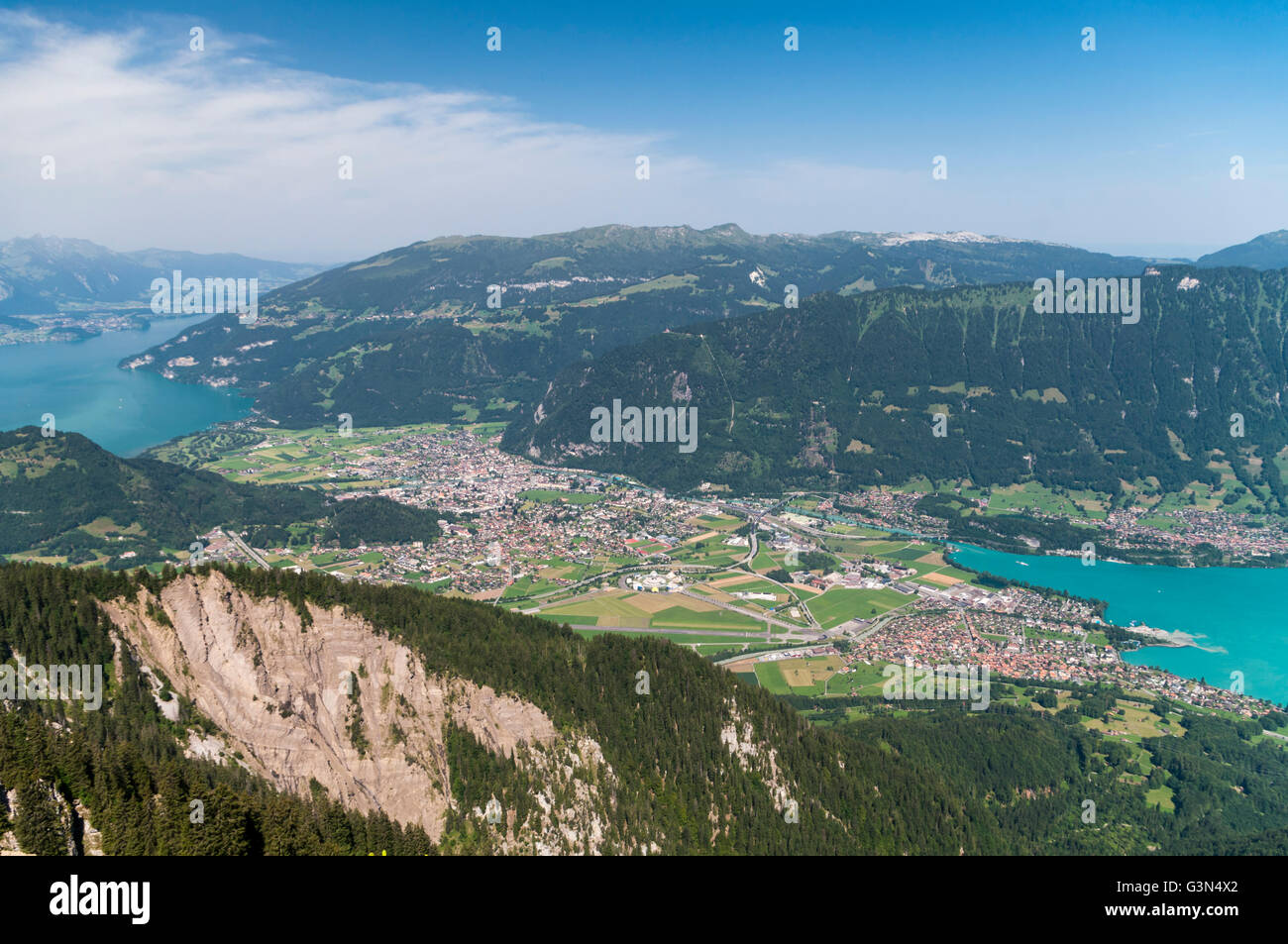 Interlaken between the lakes hi-res stock photography and images - Alamy