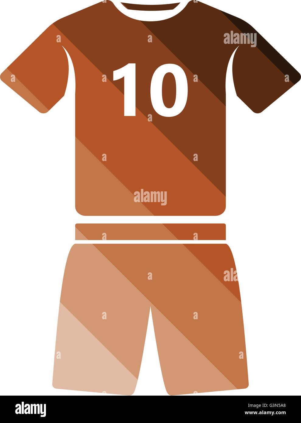 Football team uniform shorts Stock Vector Images - Alamy