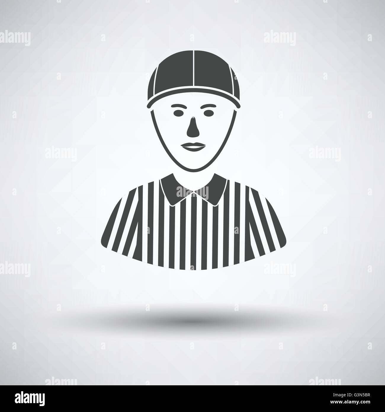 American football referee icon. Vector illustration Stock Vector Image ...