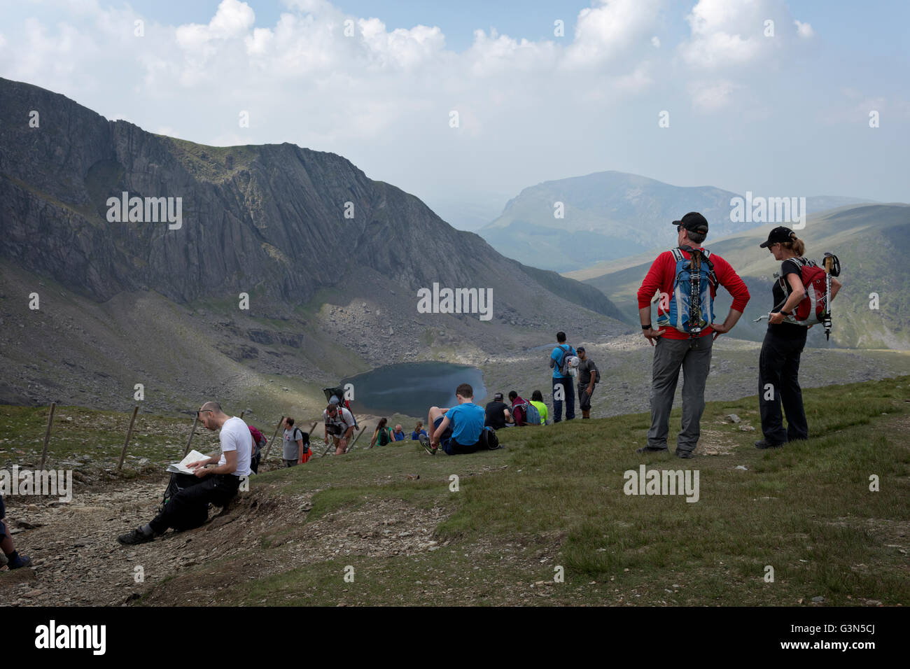 Map of llanberis hi-res stock photography and images - Alamy