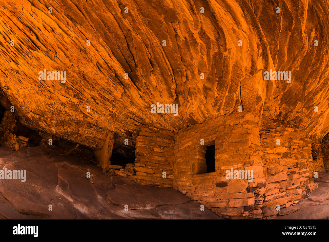 House on Fire ruin on BLM land in South Fork of Mule Canyon in ...