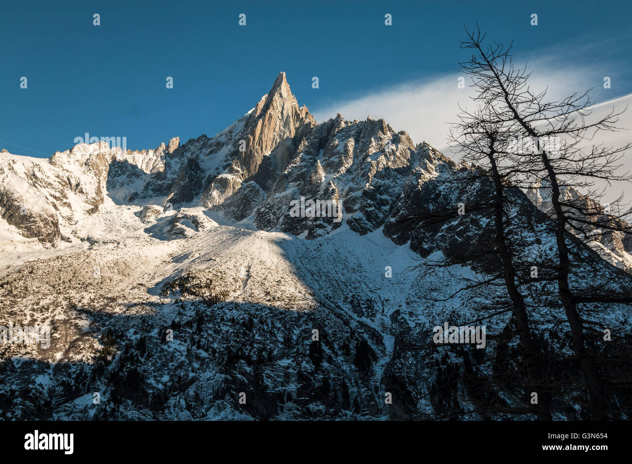 Mountains in Chamonix Stock Photo - Alamy