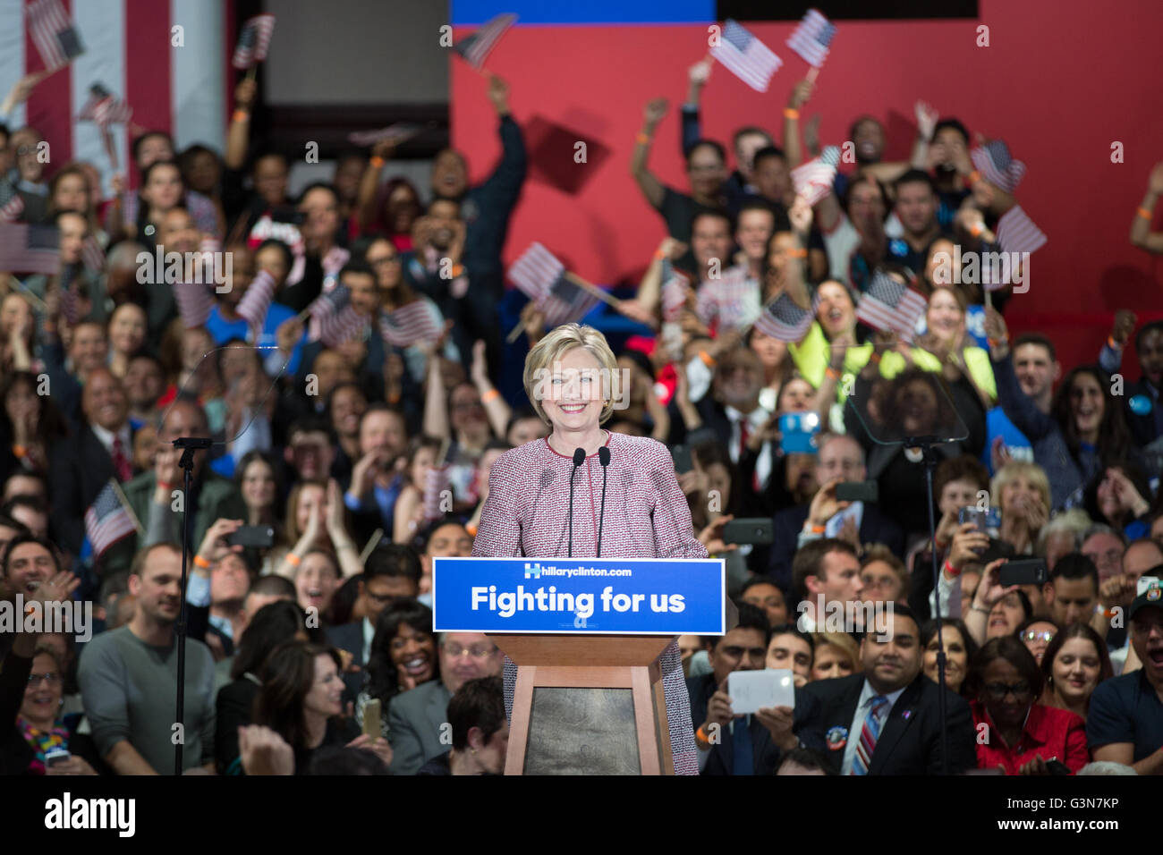 New York City, United States. 19th Apr, 2016. HillaryClinton at the ...