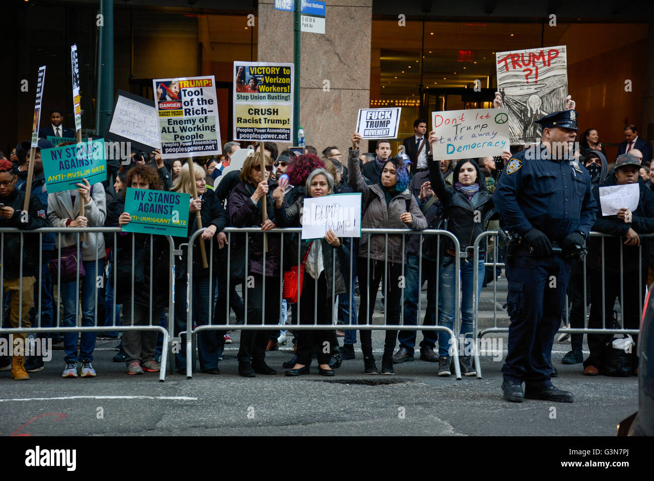 Manhattan, United States. 14th Apr, 2016. The New York state Republican ...