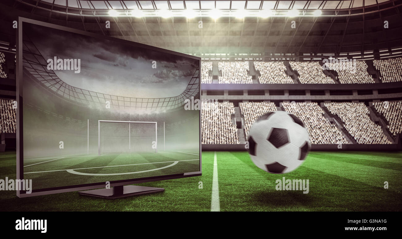 Big tv screen stadium hi-res stock photography and images - Alamy