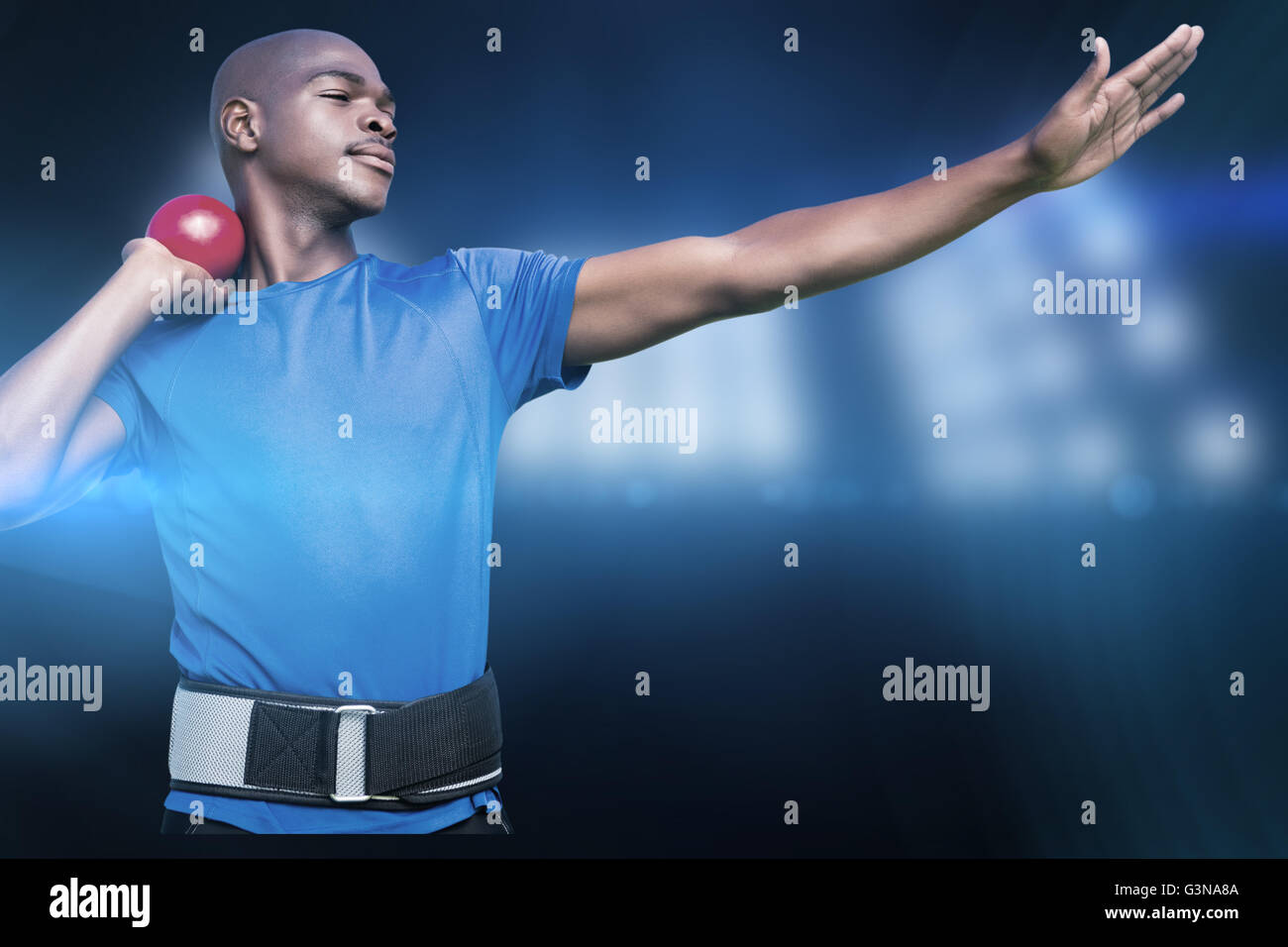 Composite image front view sportsman hi-res stock photography and ...