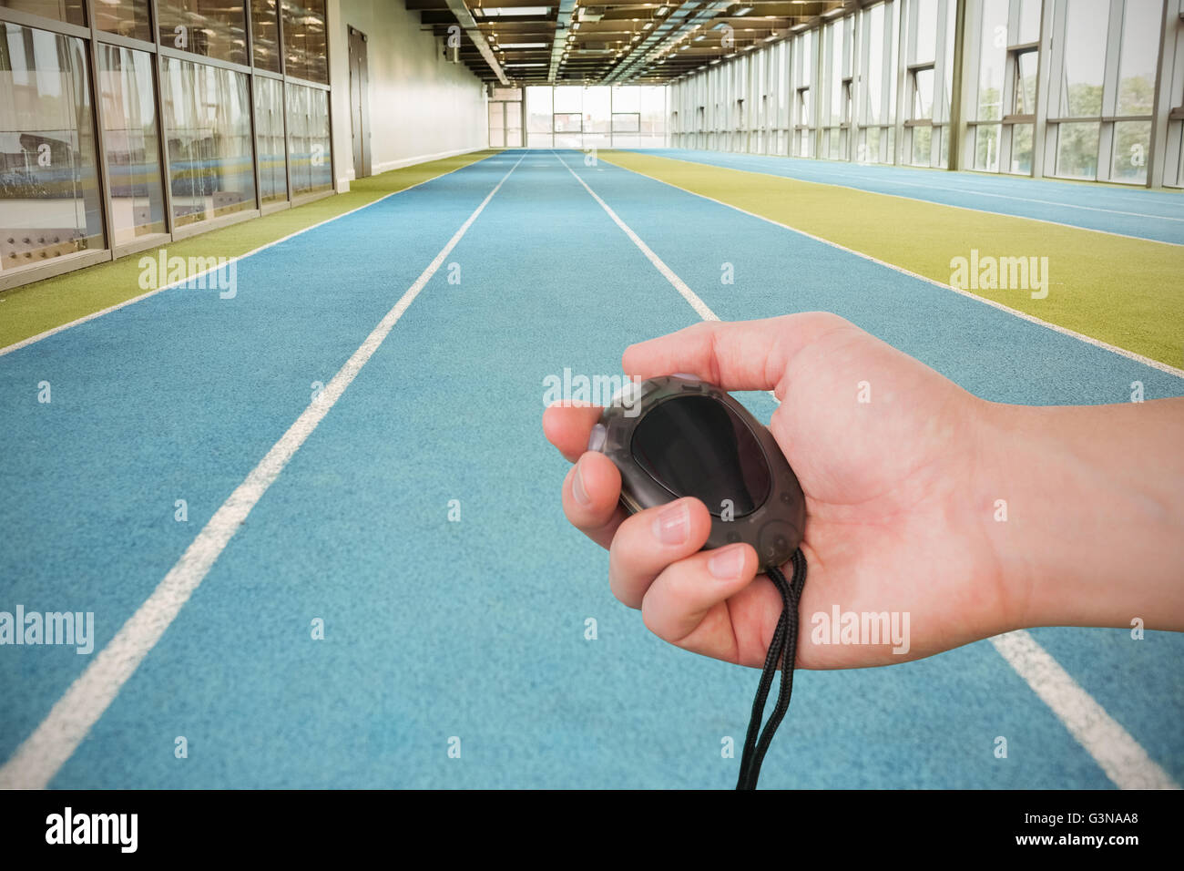 Close up of a hand holding a timer Stock Photo - Alamy