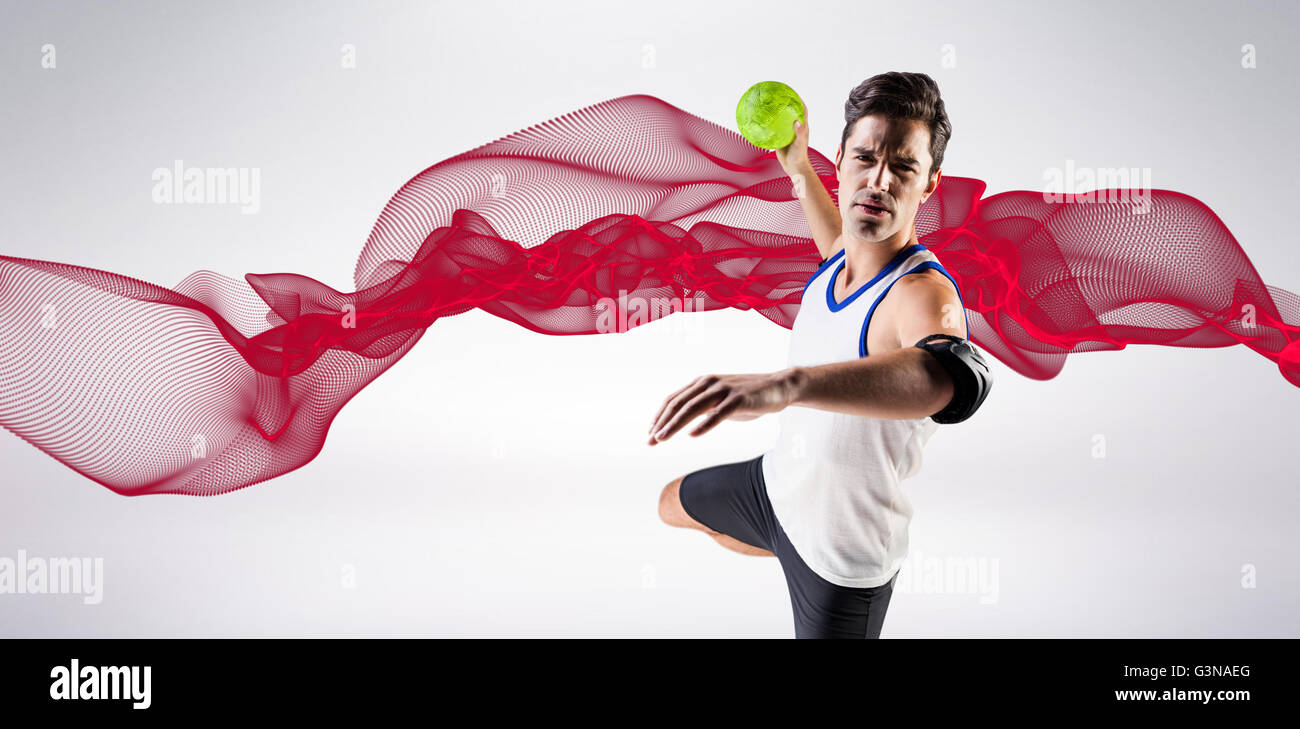 Portrait athlete man throwing ball hi-res stock photography and images ...