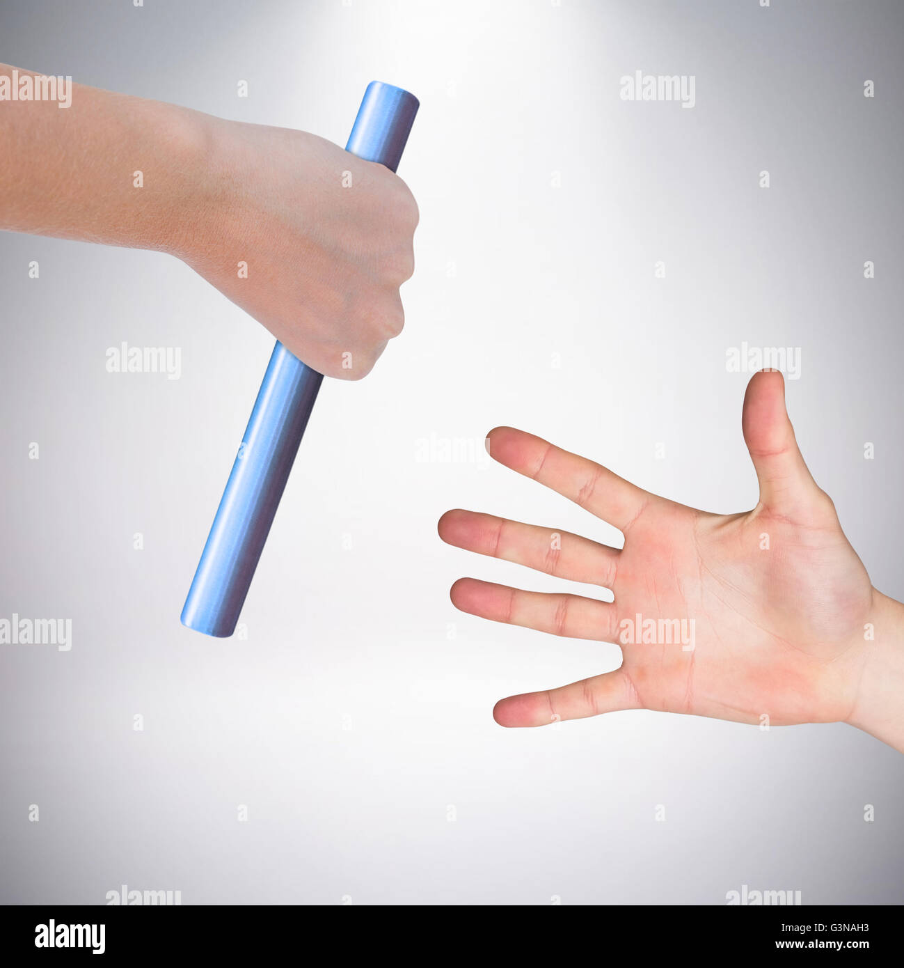 Composite image of hand with fingers spread out Stock Photo - Alamy