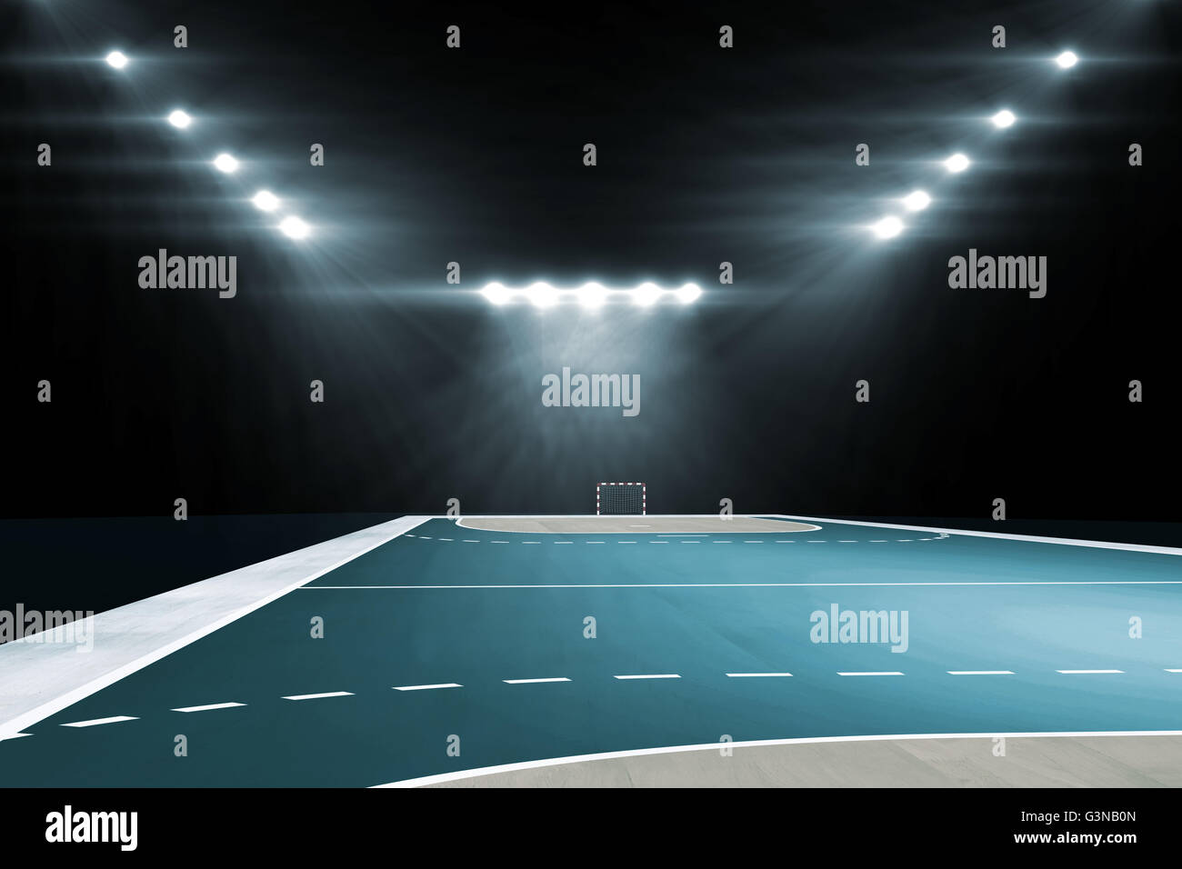 Inside the handball arena hi-res stock photography and images - Alamy