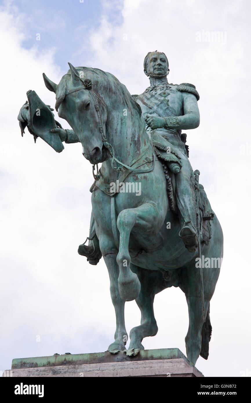 Equestrian statue of William II on Place Guillaume II, City of ...
