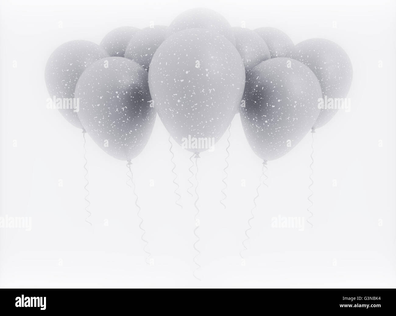 Bunch of party balloons Stock Photo - Alamy