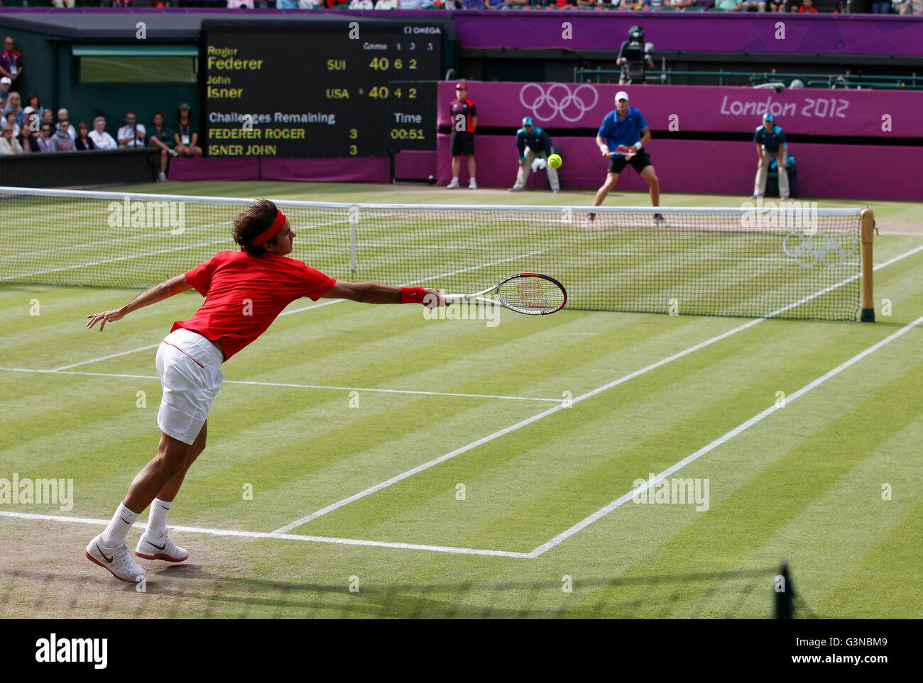 Roger federer olympics hi-res stock photography and images - Alamy