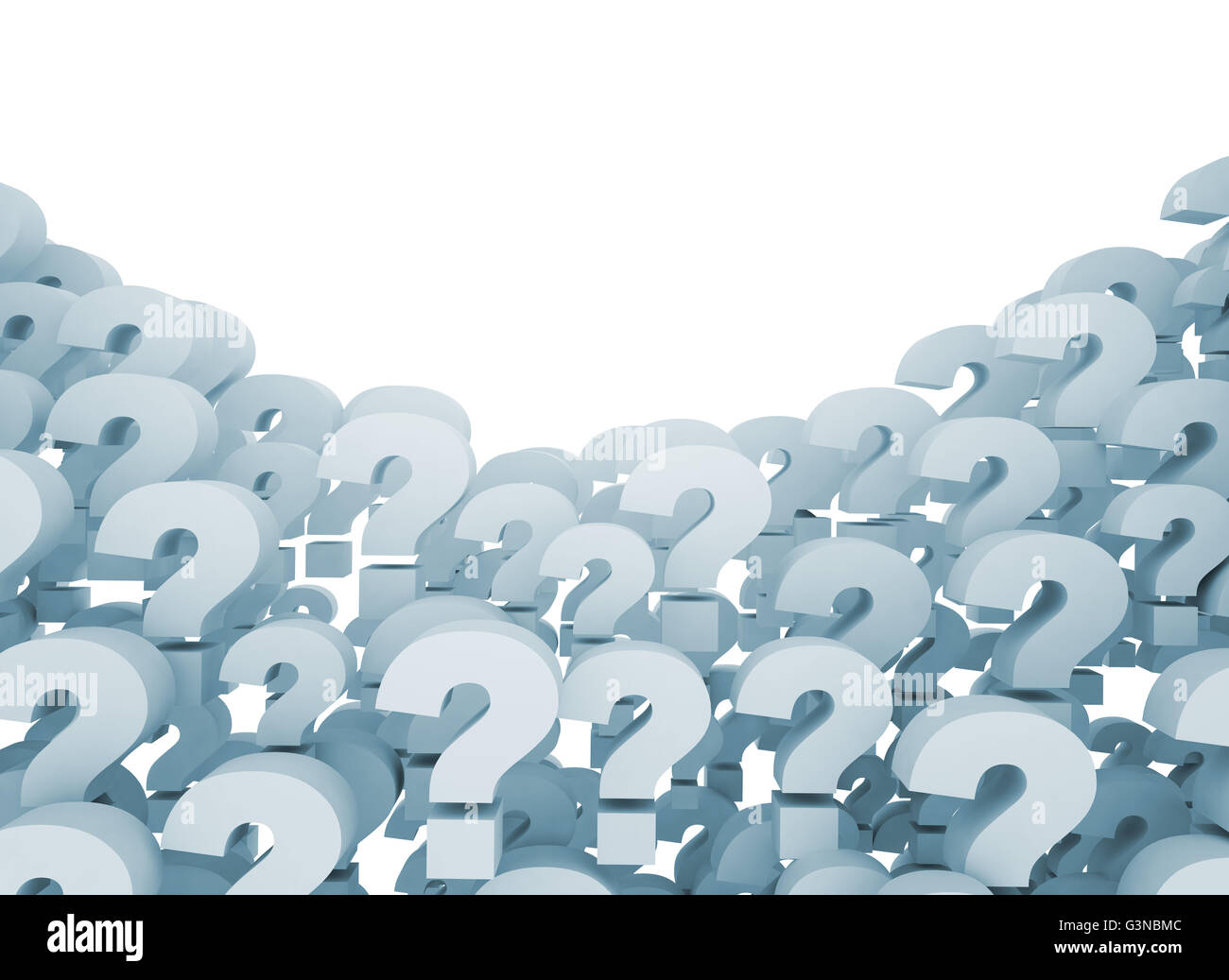 Question marks 3d background Stock Photo - Alamy