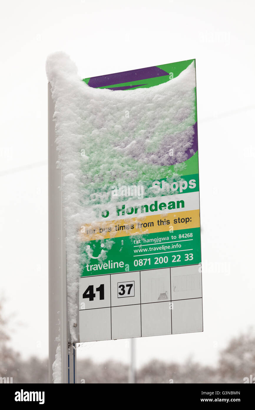 Bus stop sign board hi-res stock photography and images - Alamy