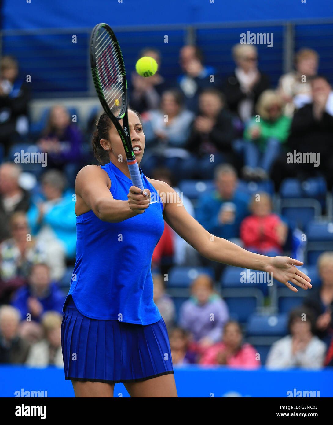 USA's Madison Keys during day one of the 2016 AEGON Classic at the ...