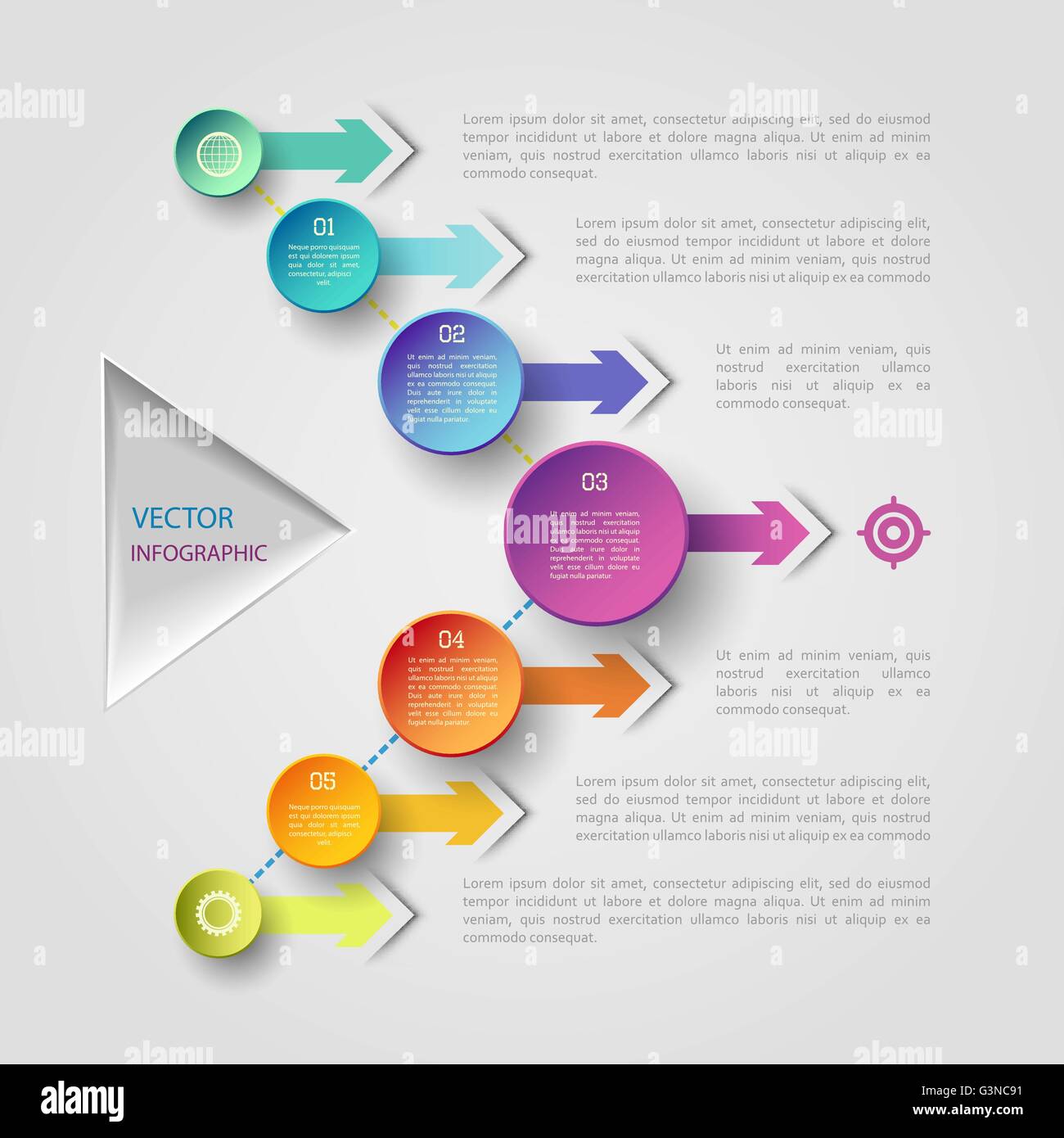 Geometric infographic concept Stock Vector Image & Art - Alamy
