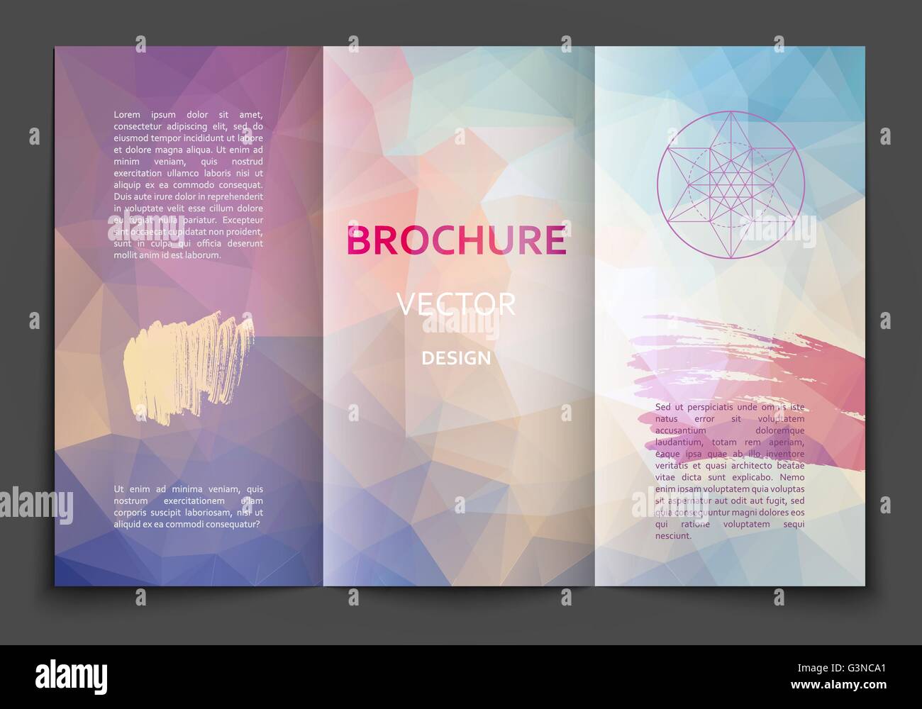 Brochure design template Stock Vector Image & Art - Alamy