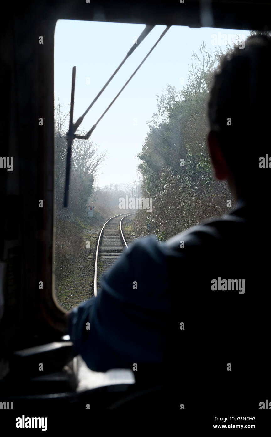 Train driver view hi-res stock photography and images - Alamy