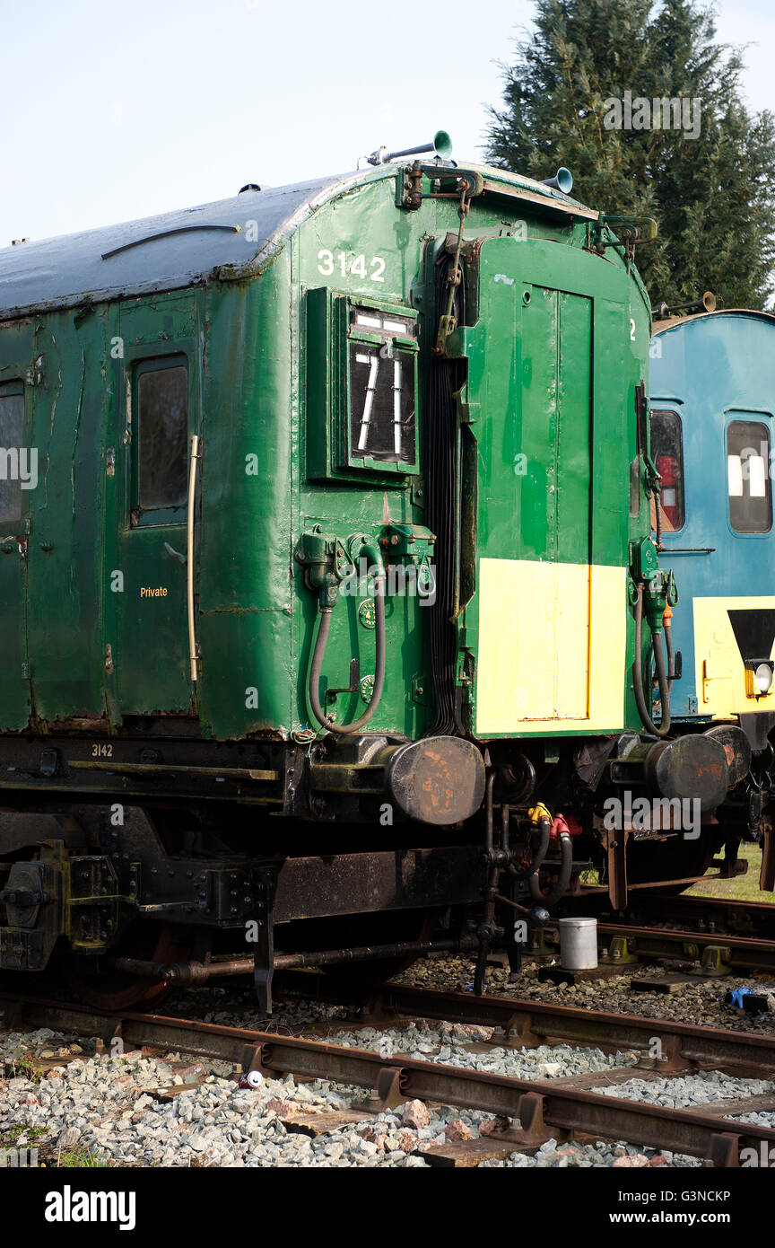 Preserved electric multiple unit 4-COR Unit No.3142 on the East Kent ...