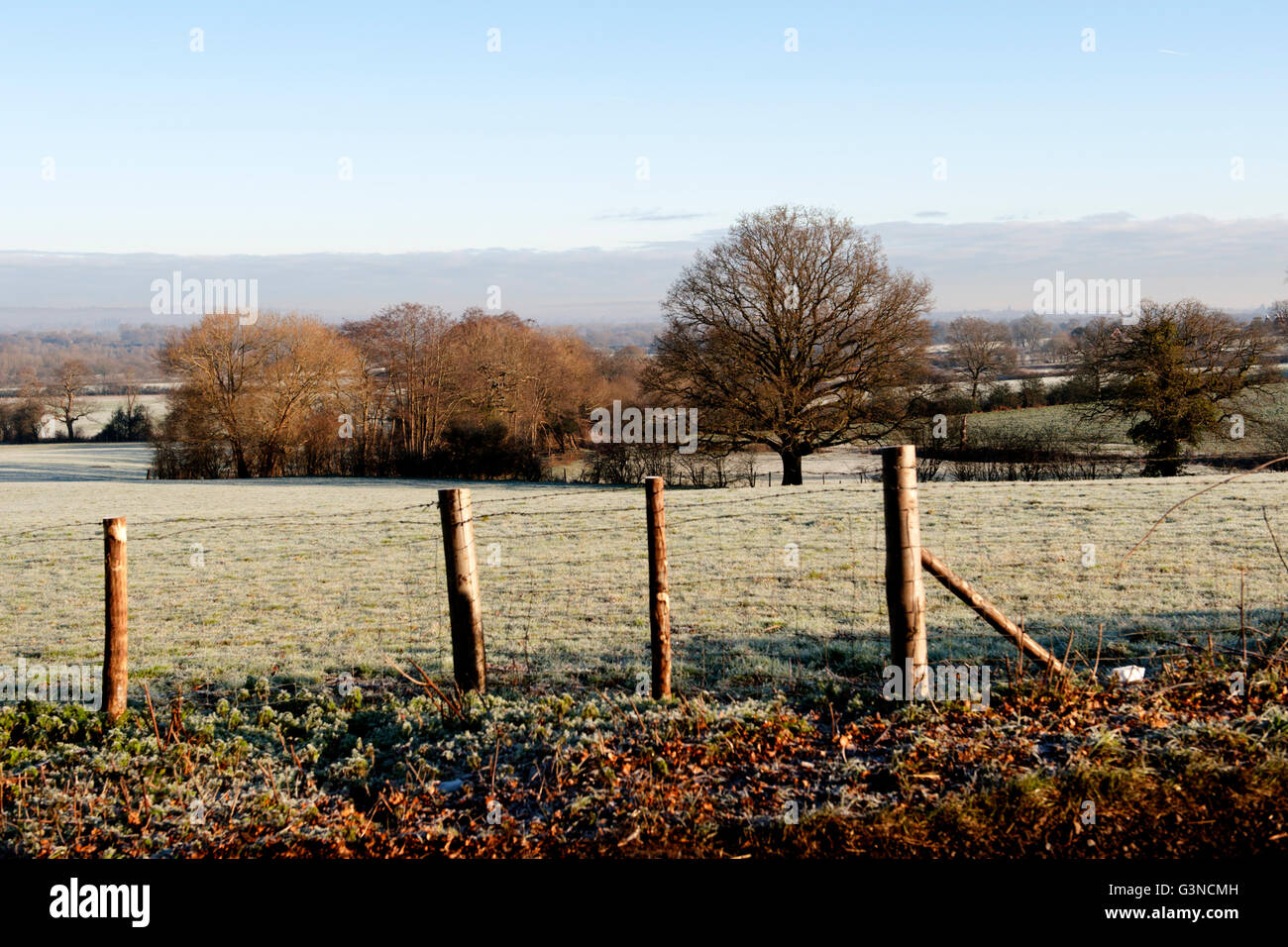 Kent countryside uk winter hi-res stock photography and images - Alamy
