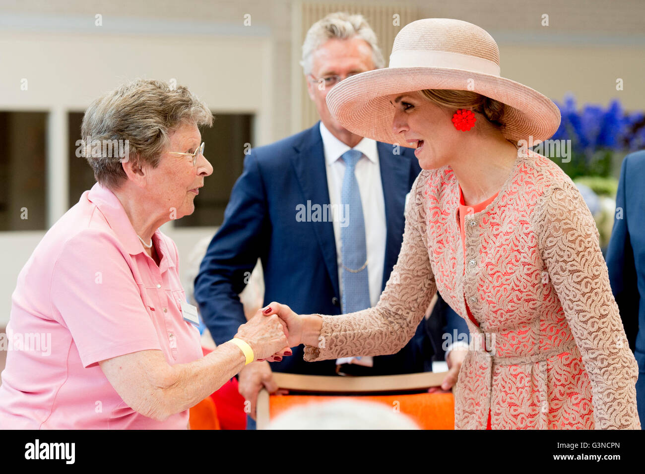 King Willem-Alexander and Queen Maxima spend Monday, June 13th, 2016 a ...