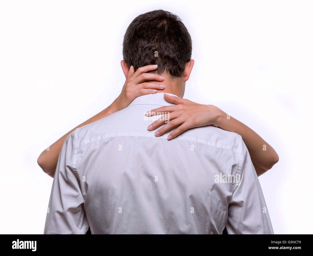 Back hug hi-res stock photography and images - Alamy