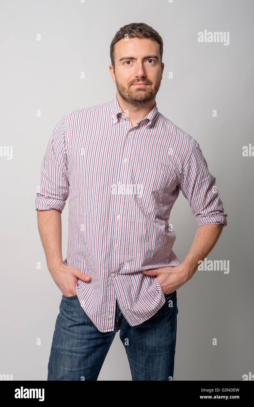 Man hands pockets pants hi-res stock photography and images - Alamy