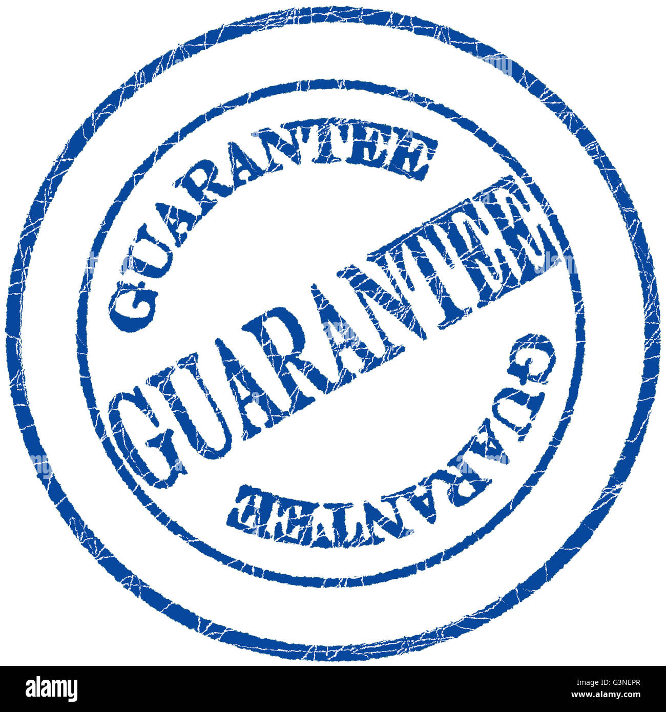 rubber stamp guarantee Stock Photo - Alamy