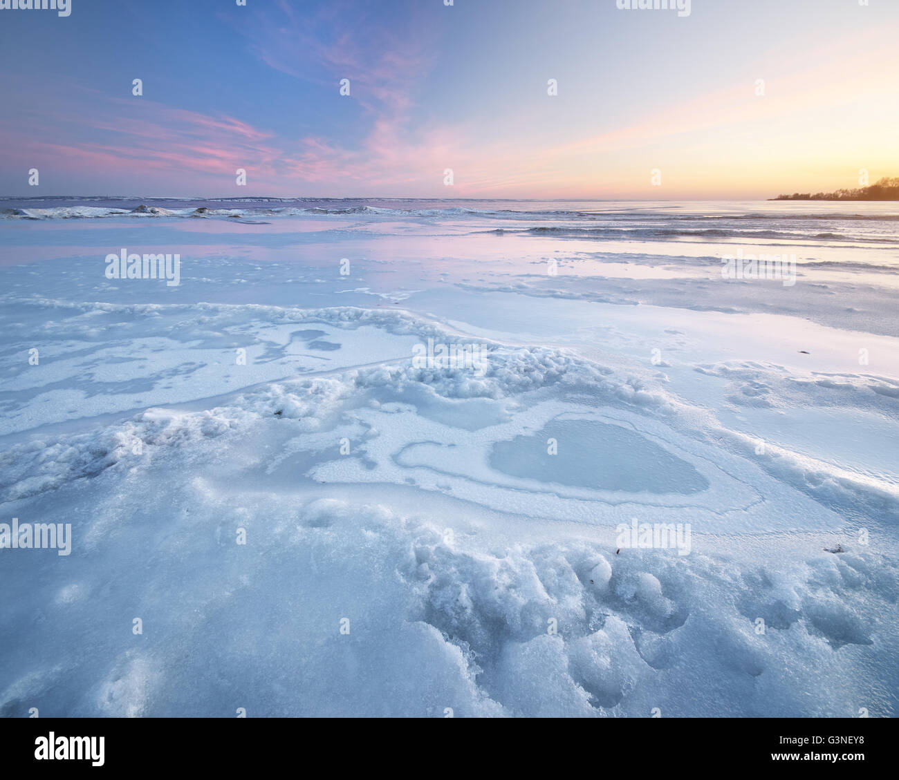 Winter landscape. Composition of nature Stock Photo - Alamy
