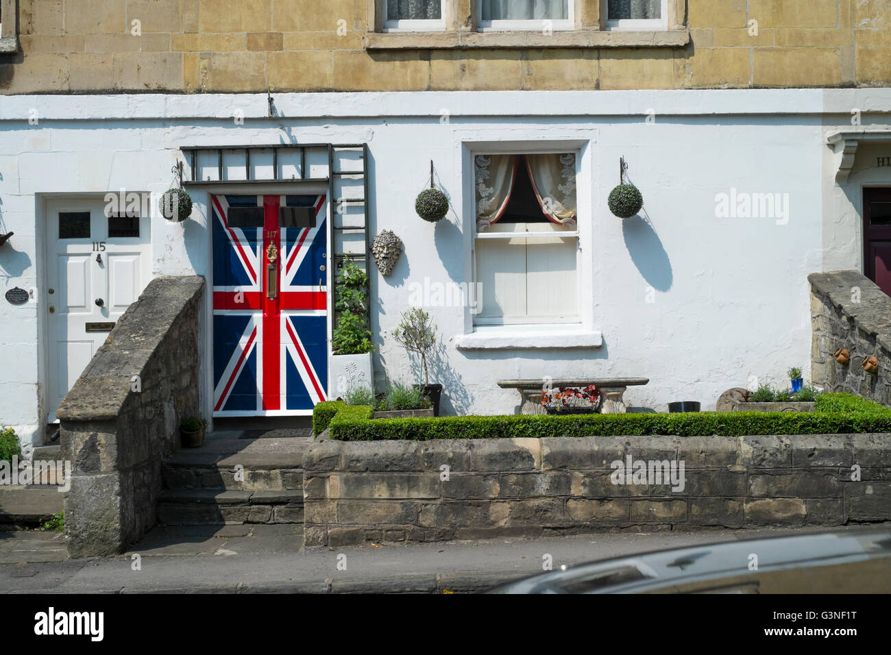 Bath an historic Georgian City in Somerset England UK Walcot Street ...