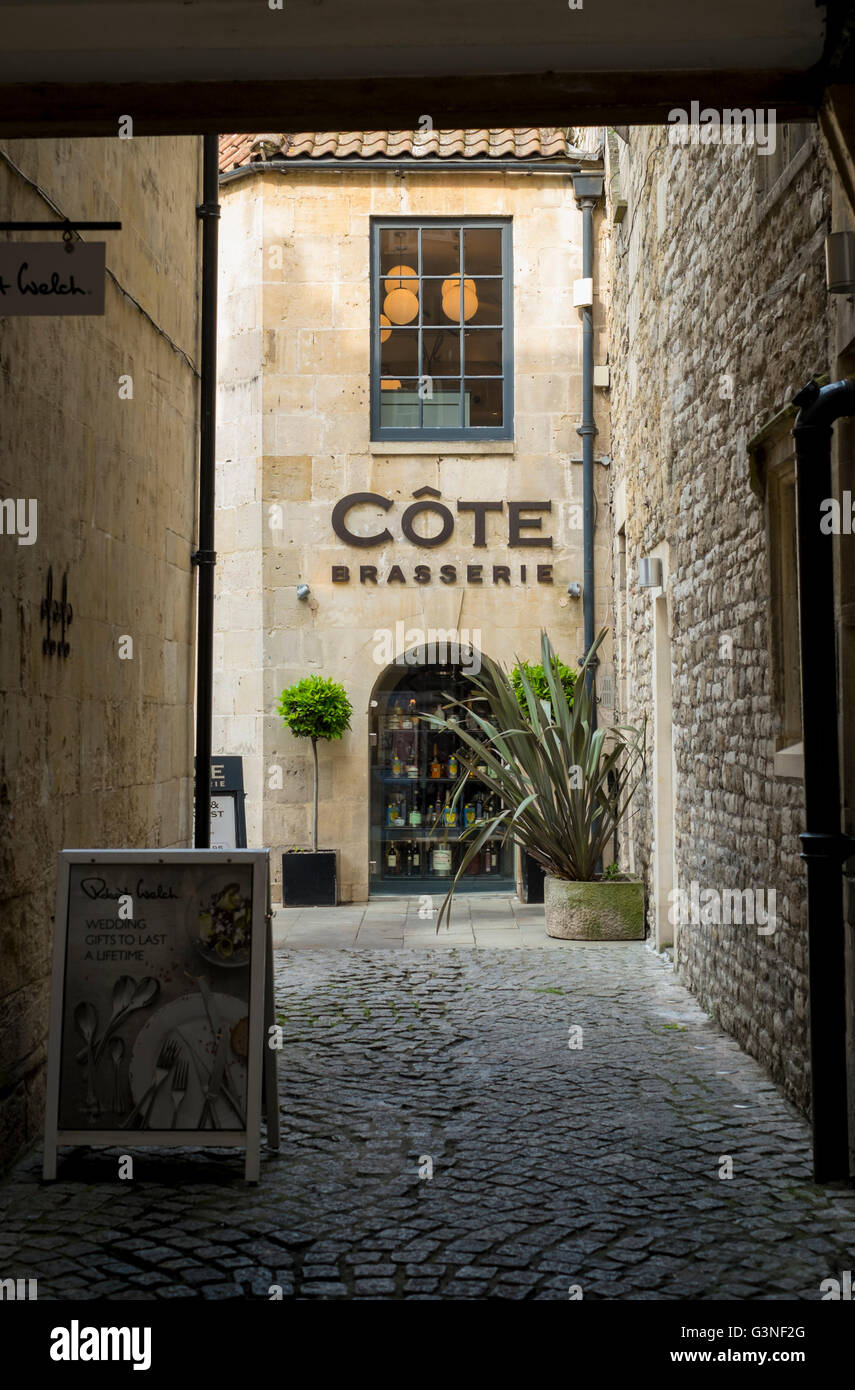 Bath an historic Georgian City in Somerset England UK Cote Brasserie ...