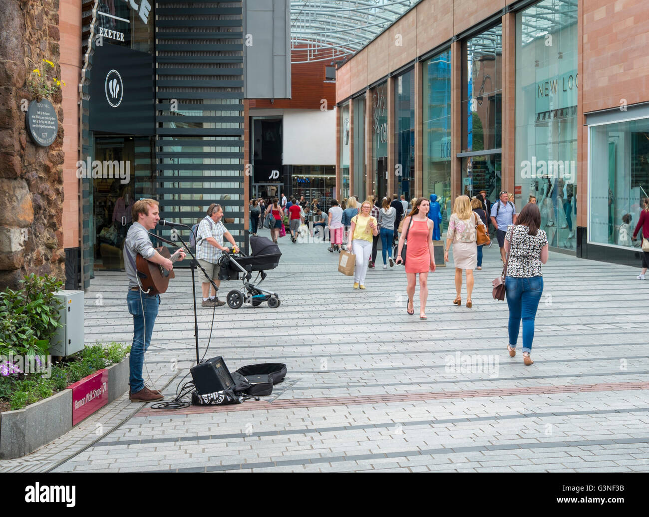 Exeter Capital city of Devon England UK Stock Photo - Alamy