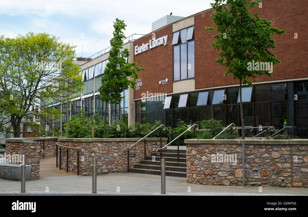 Exeter Capital city of Devon England UK The Library Stock Photo - Alamy