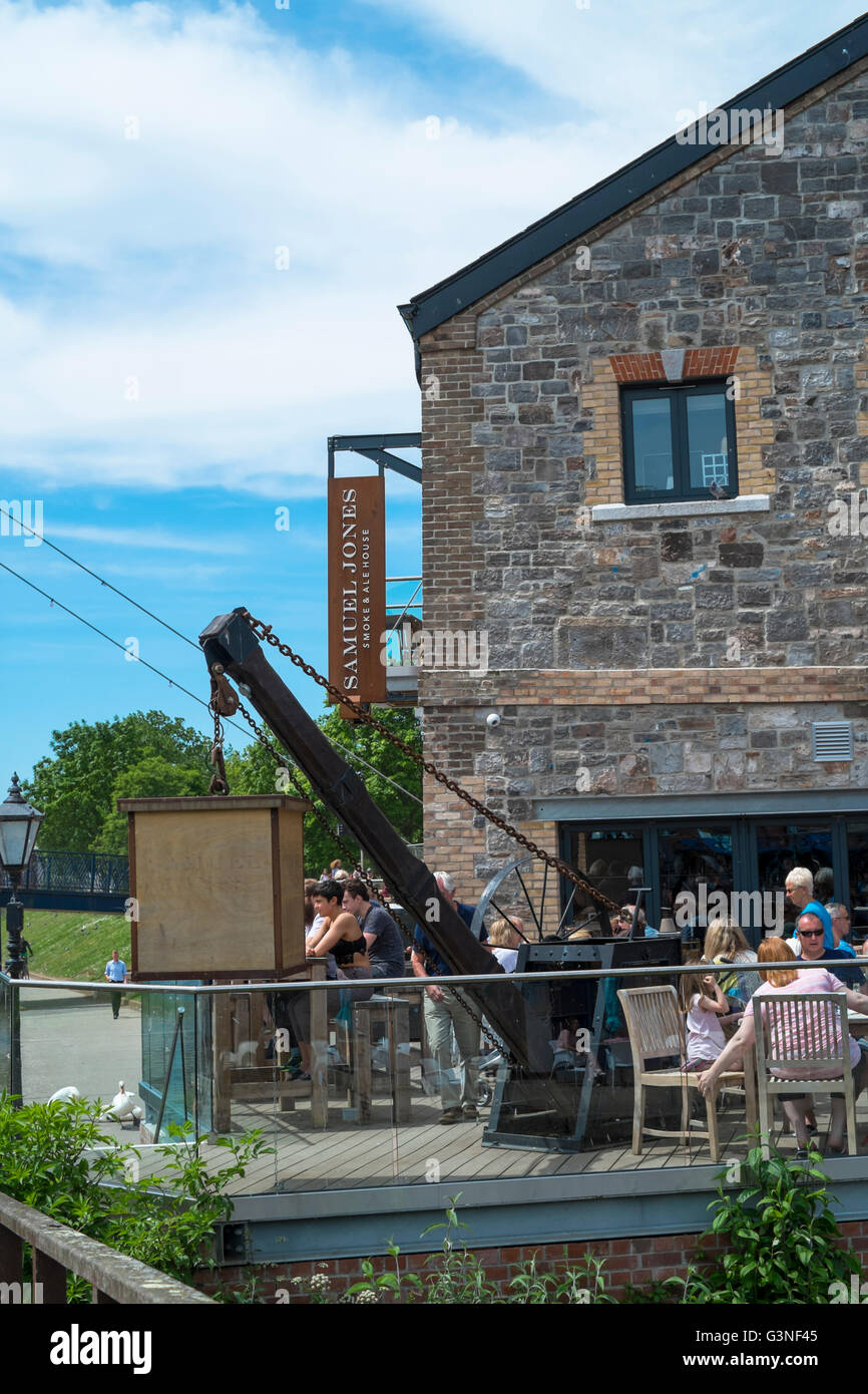 Exeter Capital city of Devon England UK The Quay Samuel Jones ale house ...