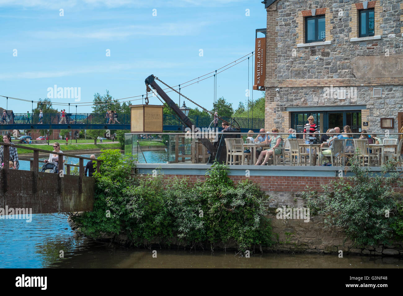 Exeter Capital city of Devon England UK The Quay Samuel Jones ale house ...