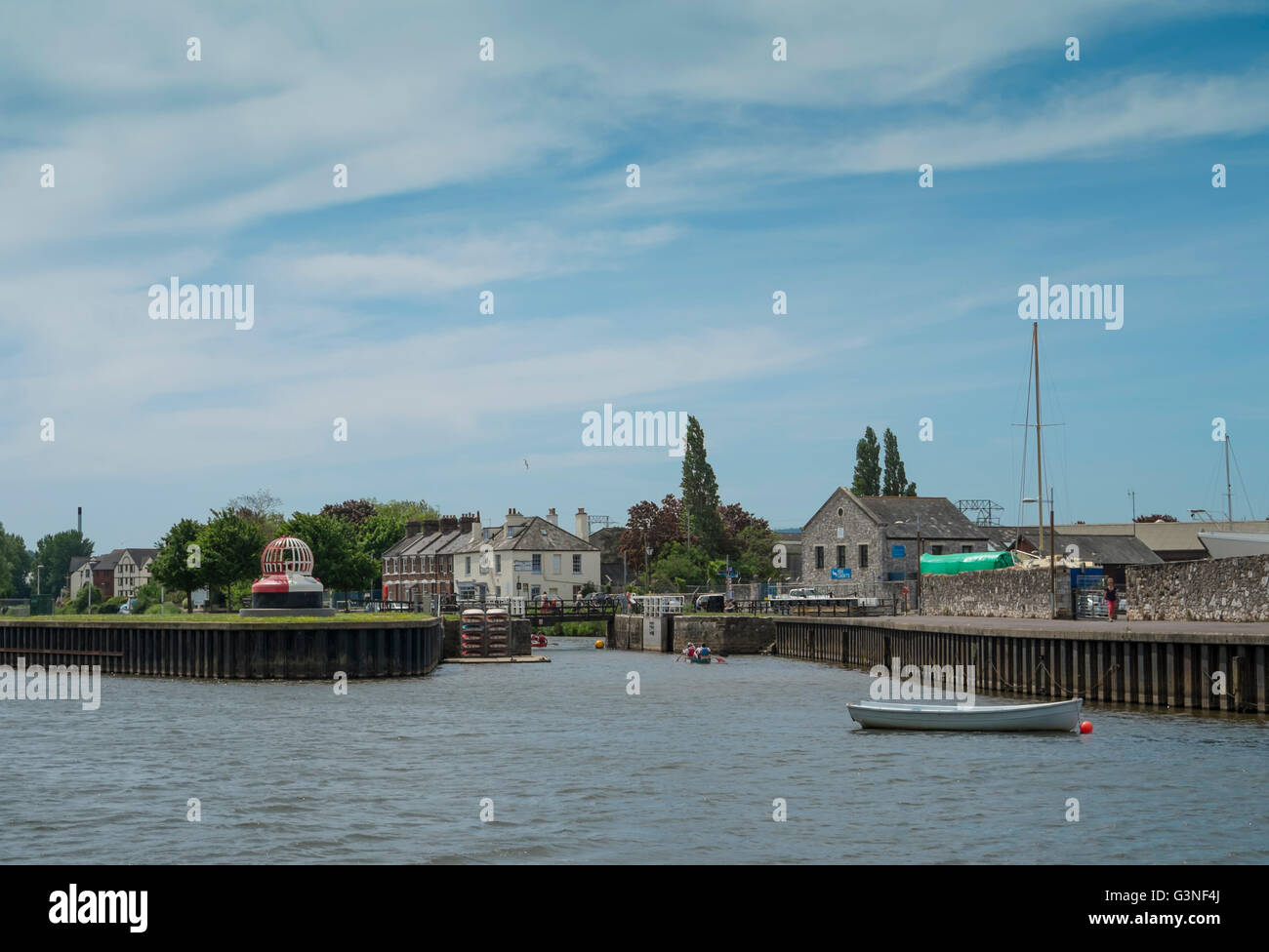 Exeter Capital city of Devon England UK Stock Photo - Alamy