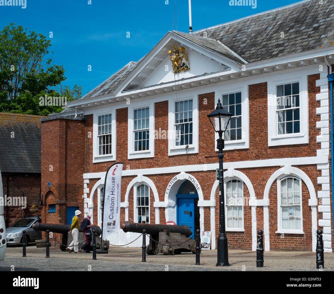 Exeter Capital city of Devon England UK The quay The Custom House Stock ...