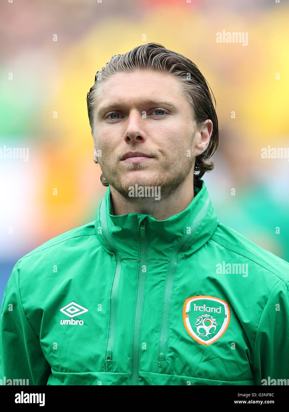Republic of Ireland's Jeff Hendrick during the UEFA Euro 2016, Group E ...