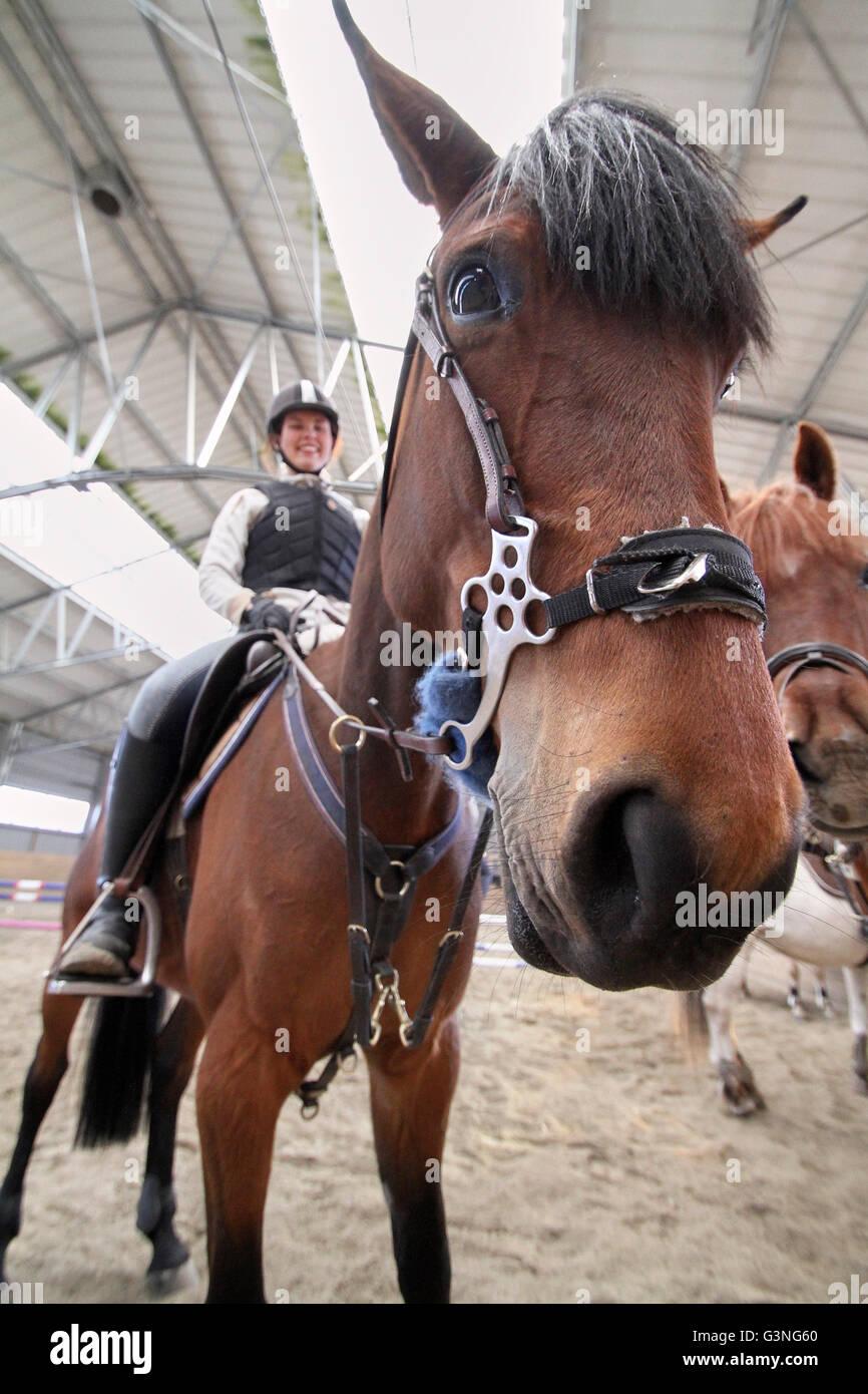 Distorted head hi-res stock photography and images - Alamy