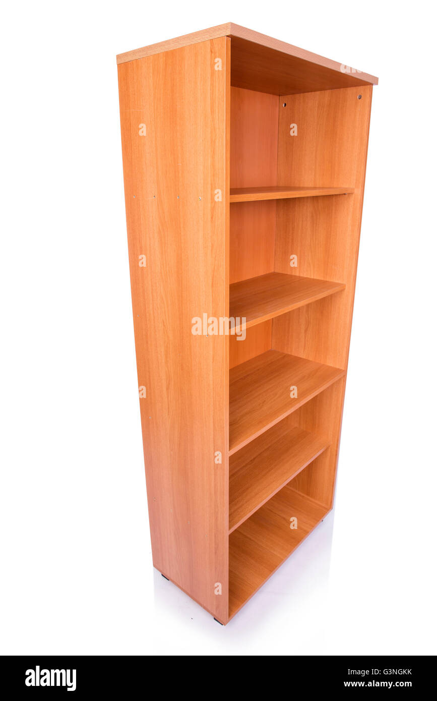 Office cabinet shelf isolated on white background Stock Photo - Alamy