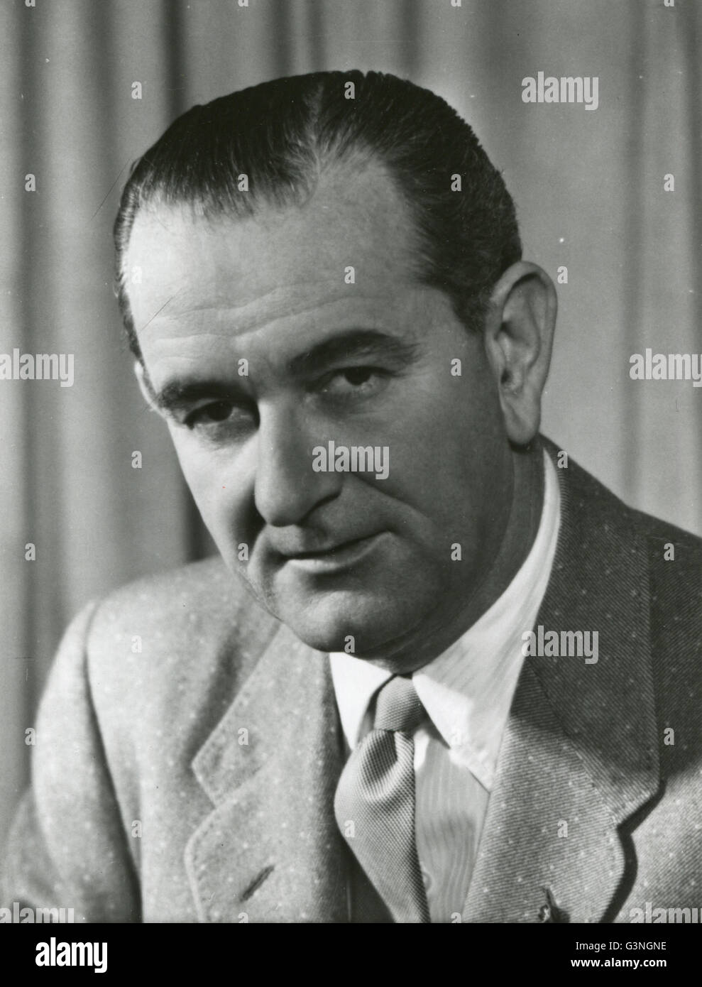 Lyndon johnson portrait hi-res stock photography and images - Alamy