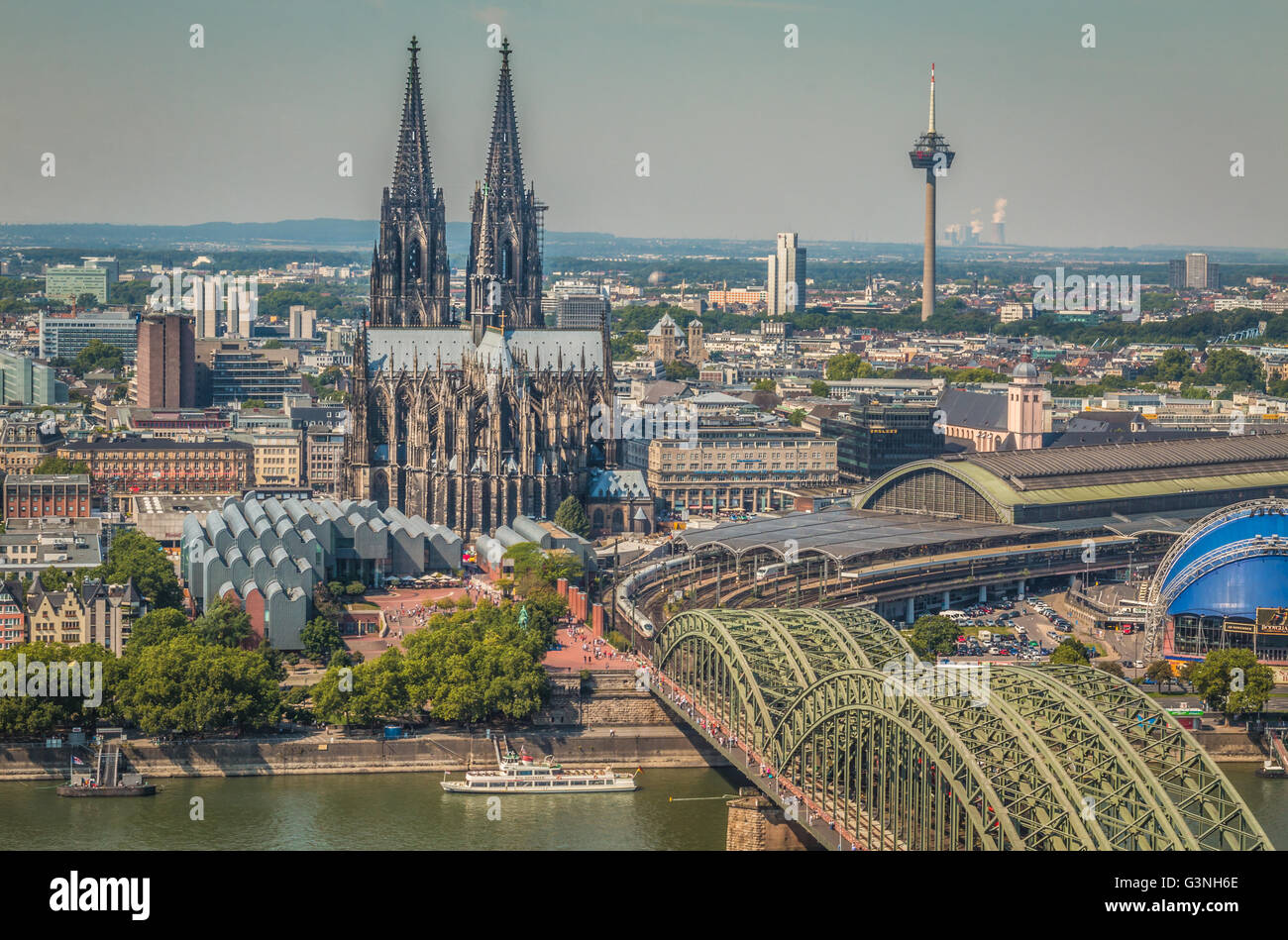 View of Cologne Germany Stock Photo - Alamy