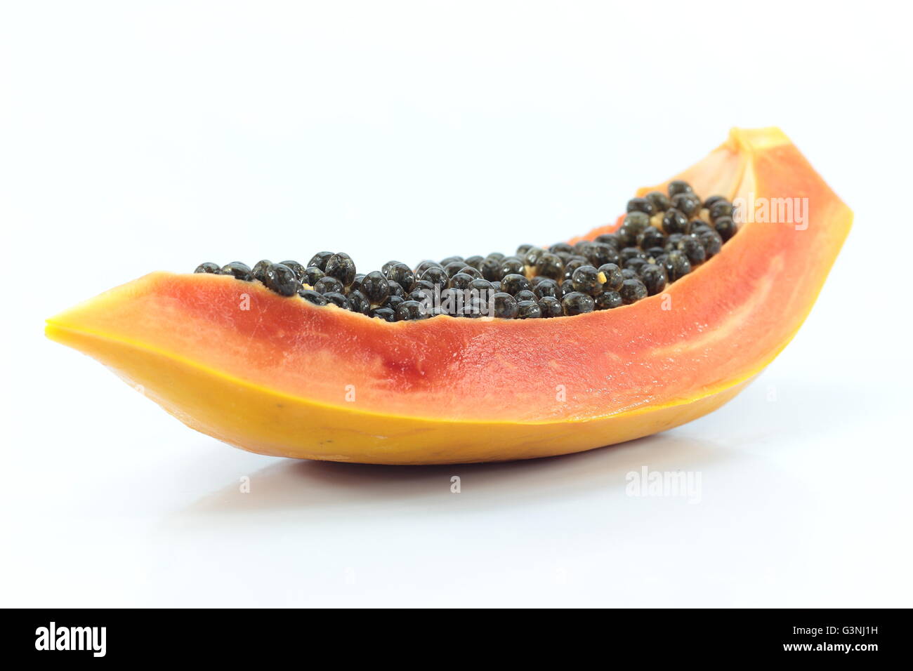 Papaya fruits green color on Cut Out Stock Images & Pictures - Alamy