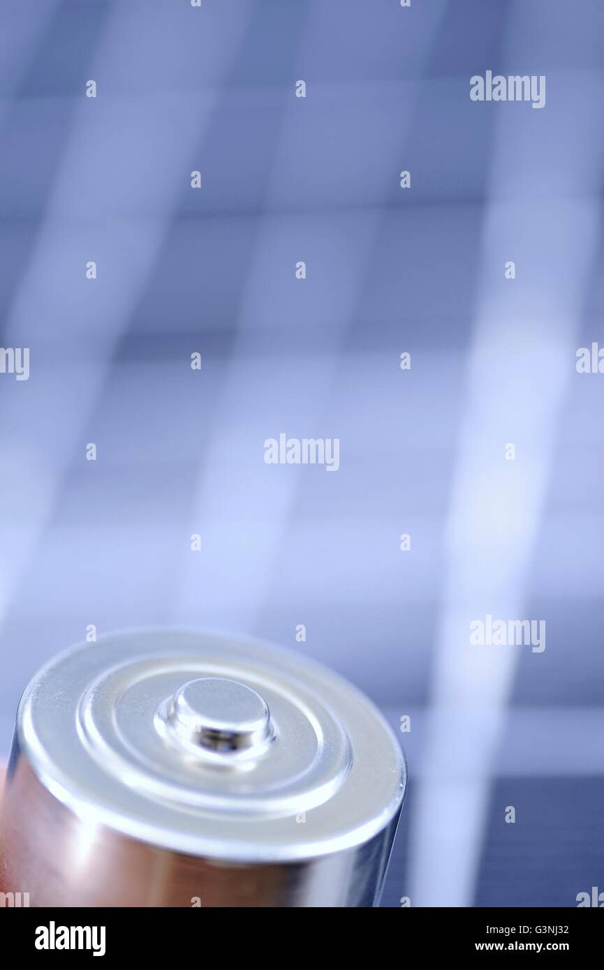 A studio photo close up of a battery Stock Photo - Alamy