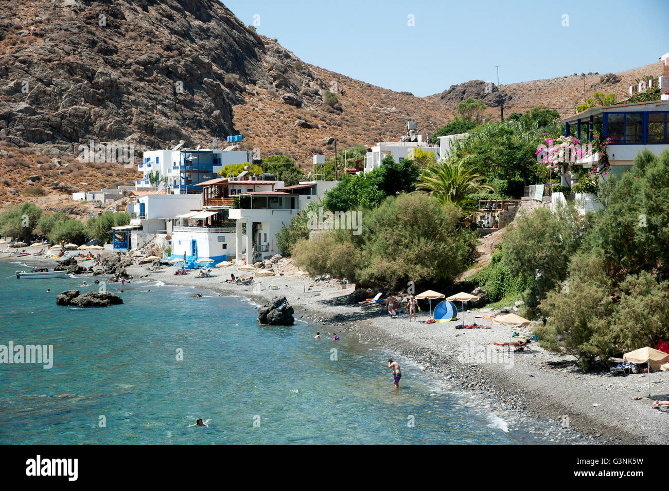 Bay of Lendas, southern Crete, Greece, Europe Stock Photo - Alamy