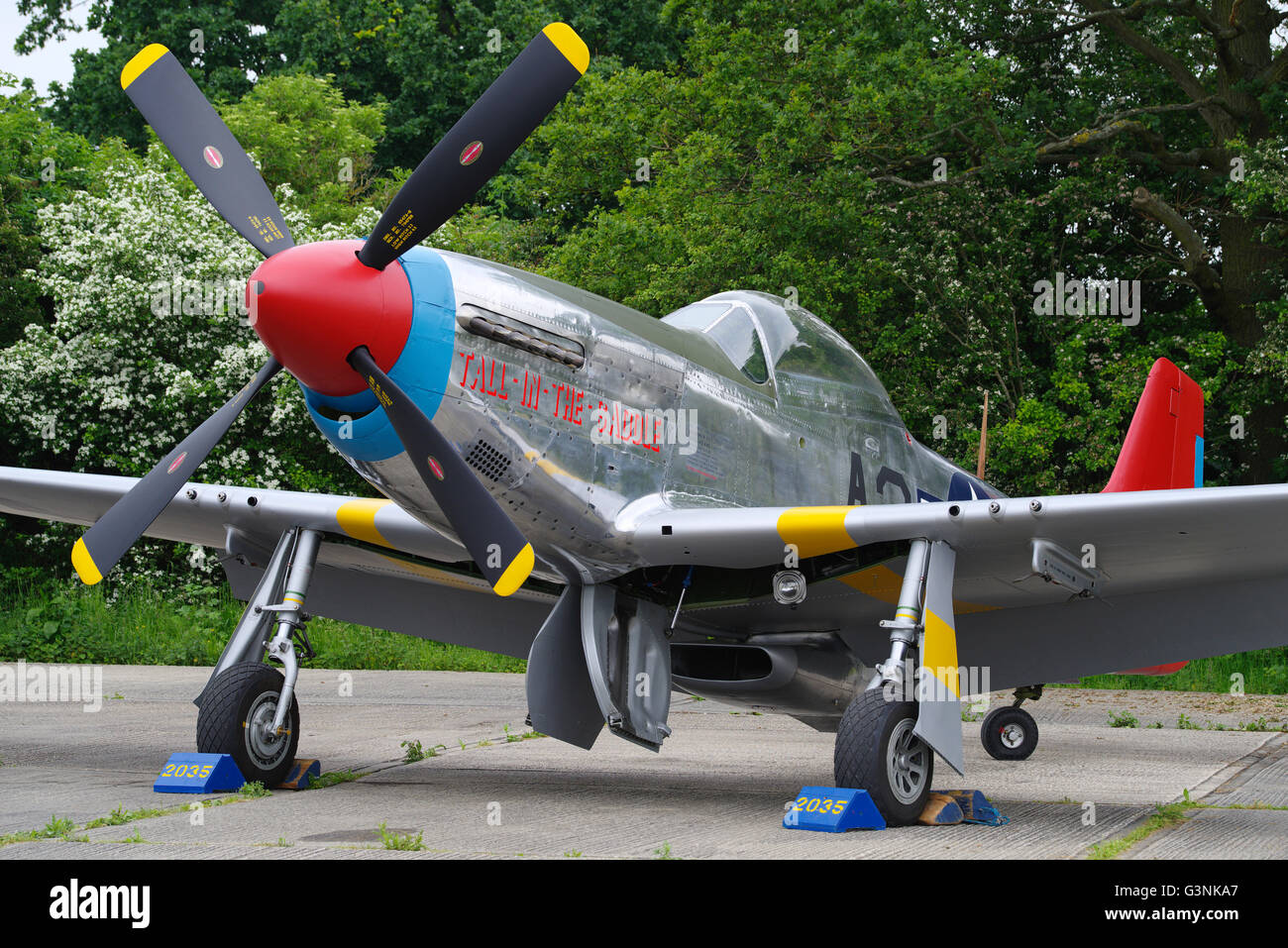 P 51 Red Tail High Resolution Stock Photography and Images - Alamy