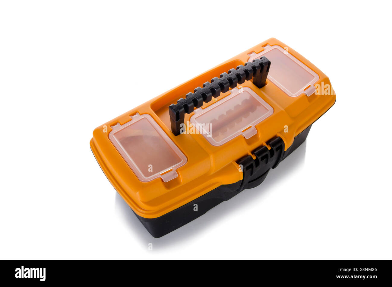 Toolkit box isolated on the white background Stock Photo - Alamy