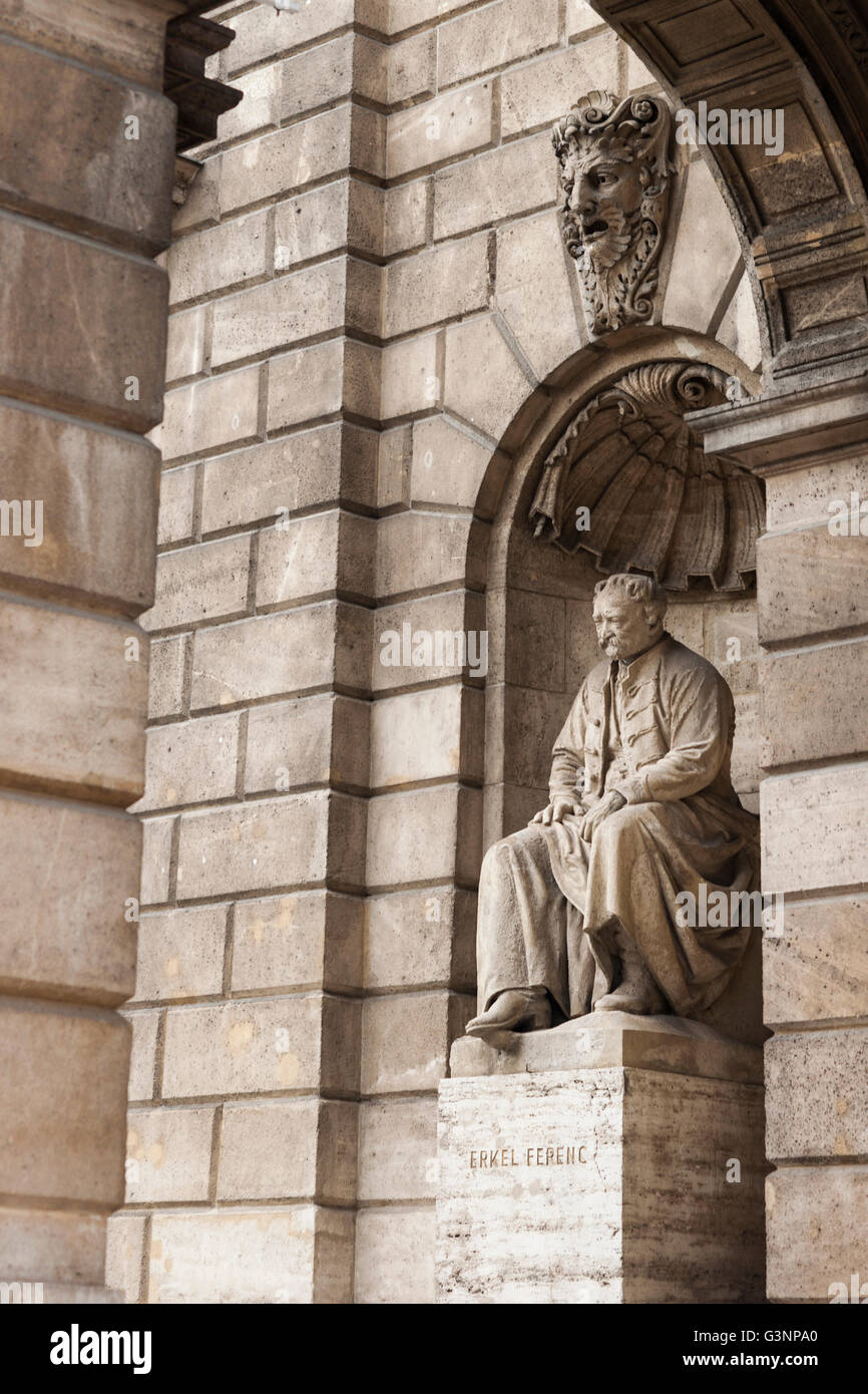 Sculpture of Erkel Ferenc, founding father of Hungarian State Opera ...